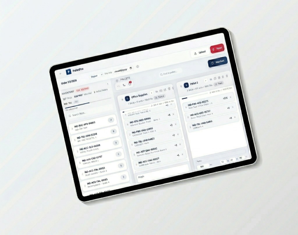 PalletPro | Pallet Consolidation & Warehouse Manifest Software